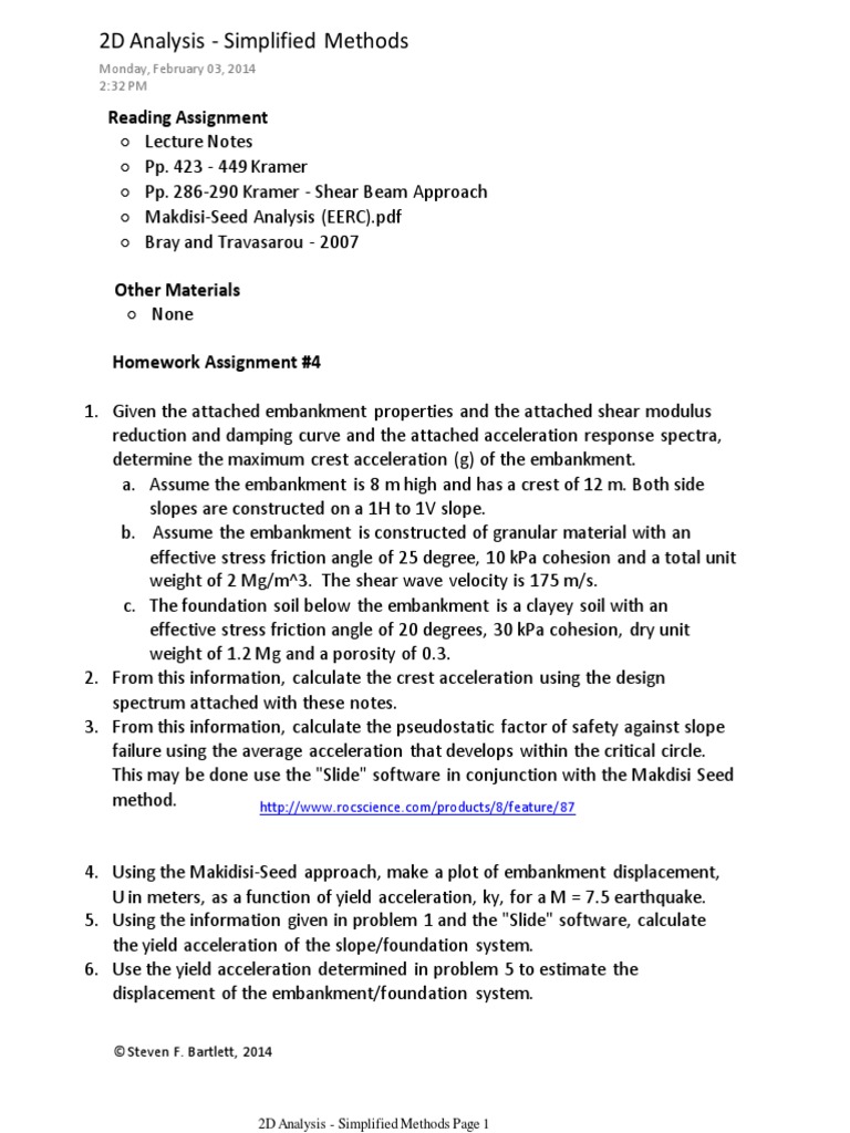 2D Analysis - Simplified Methods | PDF | Solid Mechanics | Mechanical ...