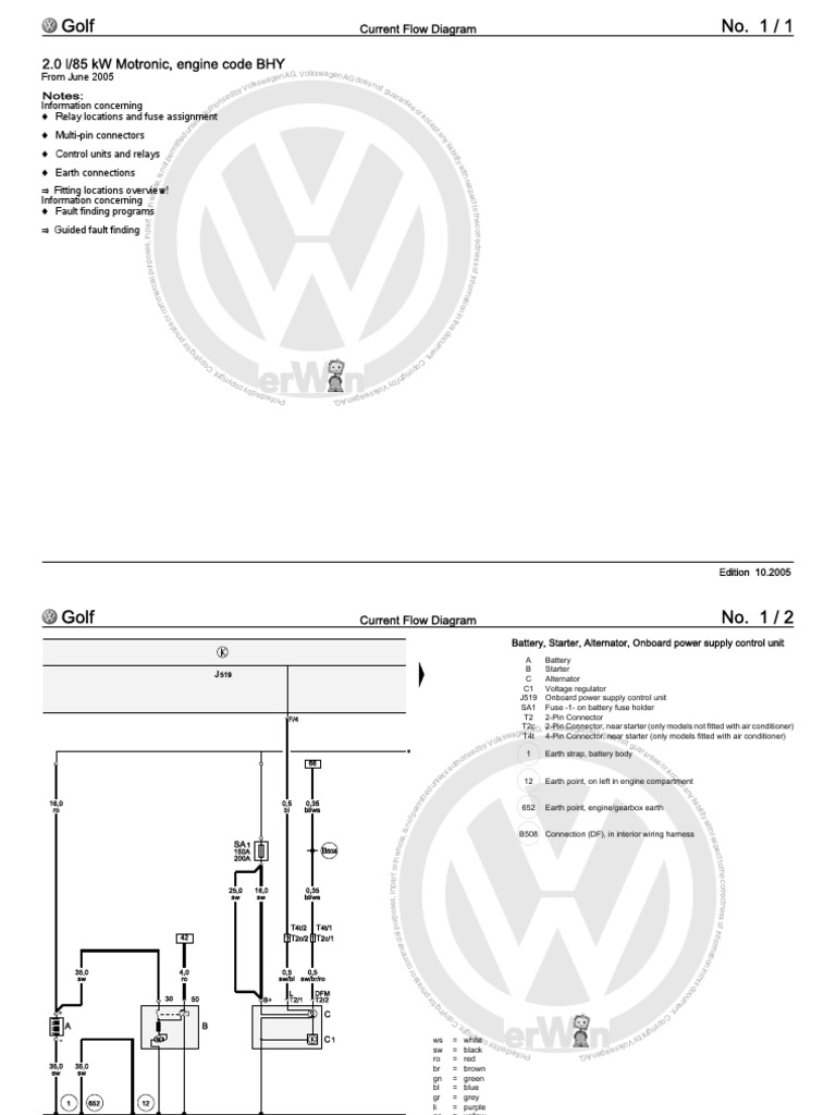 85 KW Motronic, Engine Code BHY | PDF | Electrical Connector | Throttle