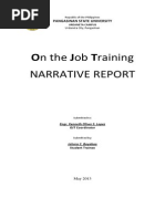 Ojt Portfolio | PDF | Patient | University