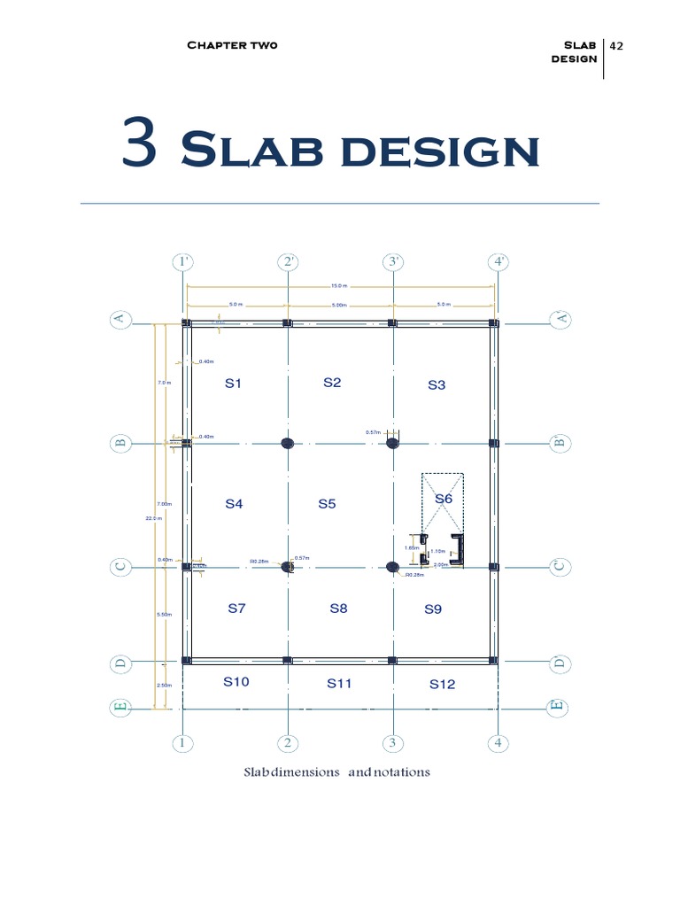3 Slab Design | PDF | Beam (Structure) | Yield (Engineering)