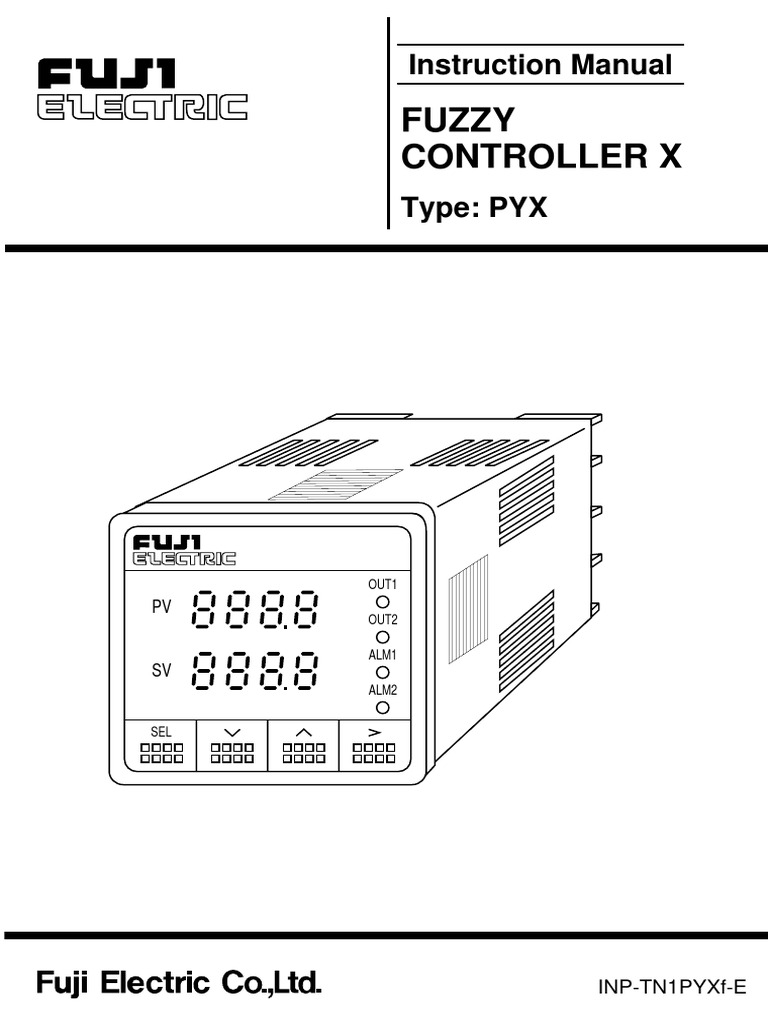 Fuzzy Controller X: Instruction Manual | PDF | Relay | Parameter (Computer Programming)