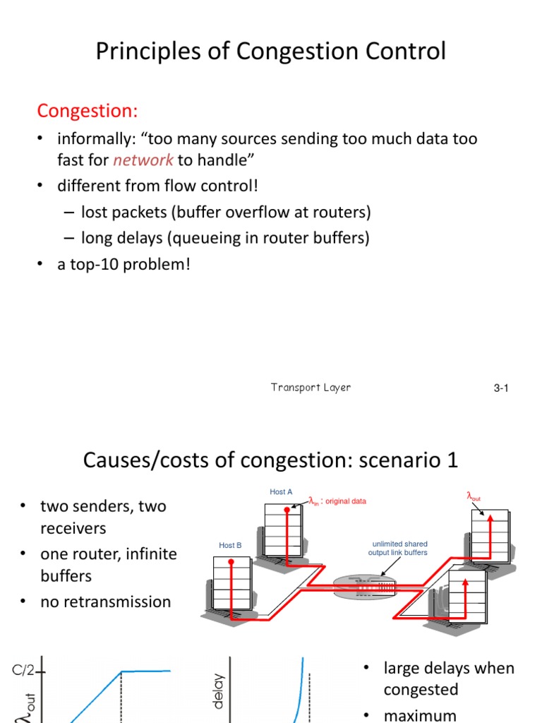 Principles of Congestion Control | PDF | Network Congestion ...
