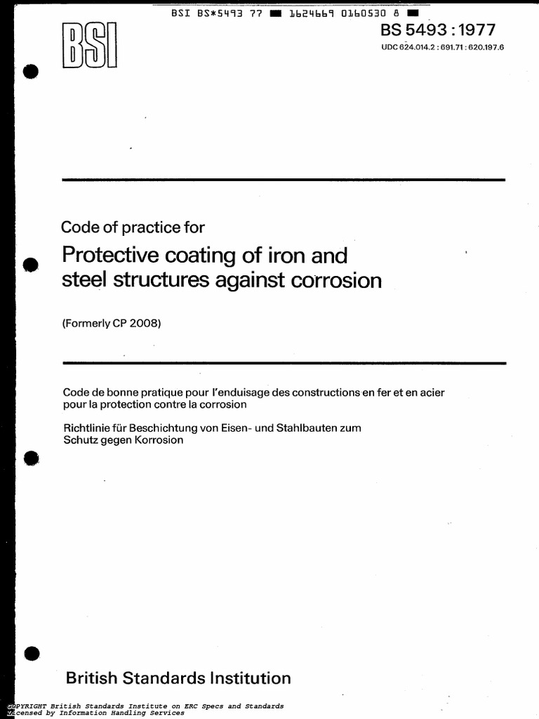 BS 5493-Protective Coating | PDF | Specification (Technical Standard ...