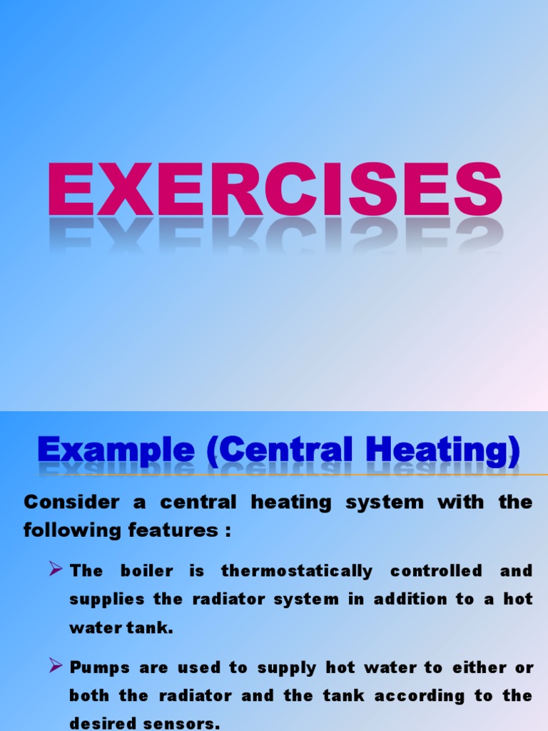 PLC Exercises | PDF | Water Heating | Valve