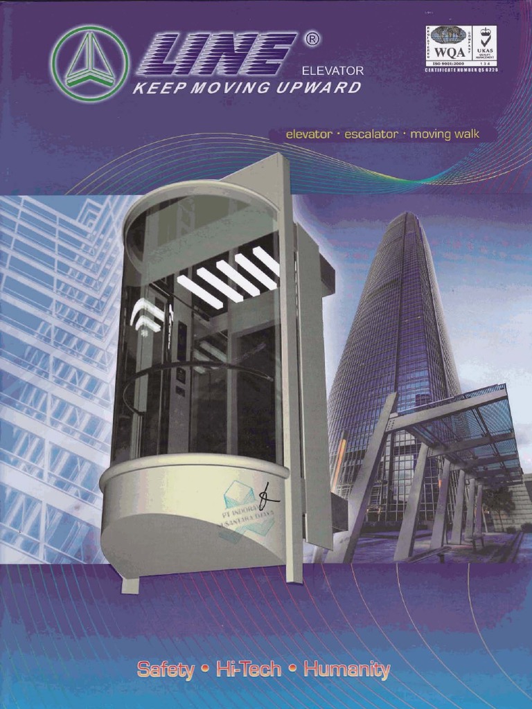 Brosur Line Elevator | Elevator | Building