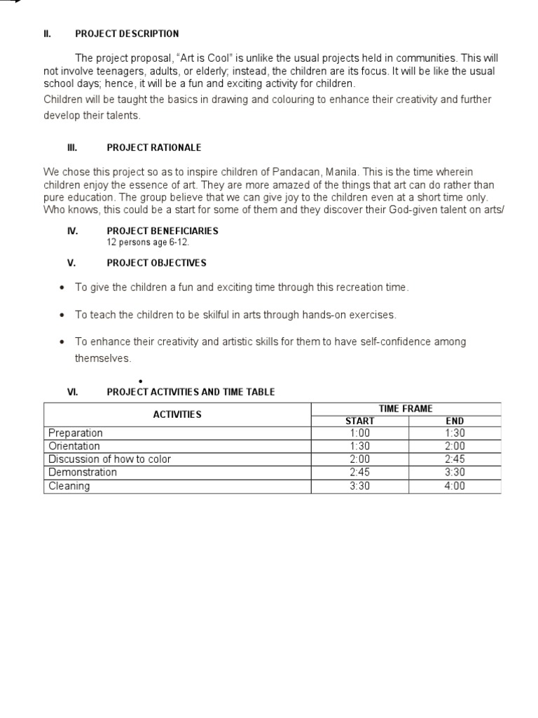 Project Proposal | PDF | Art