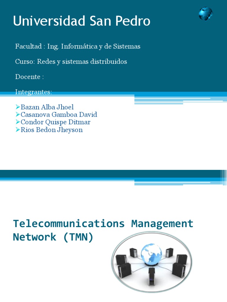 Introducción al Modelo TMN en Redes | PDF | Modelo osi | Red de ...
