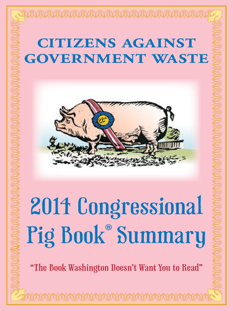 Congressional Pig Book 2014 Citizens Against Government Waste | PDF ...