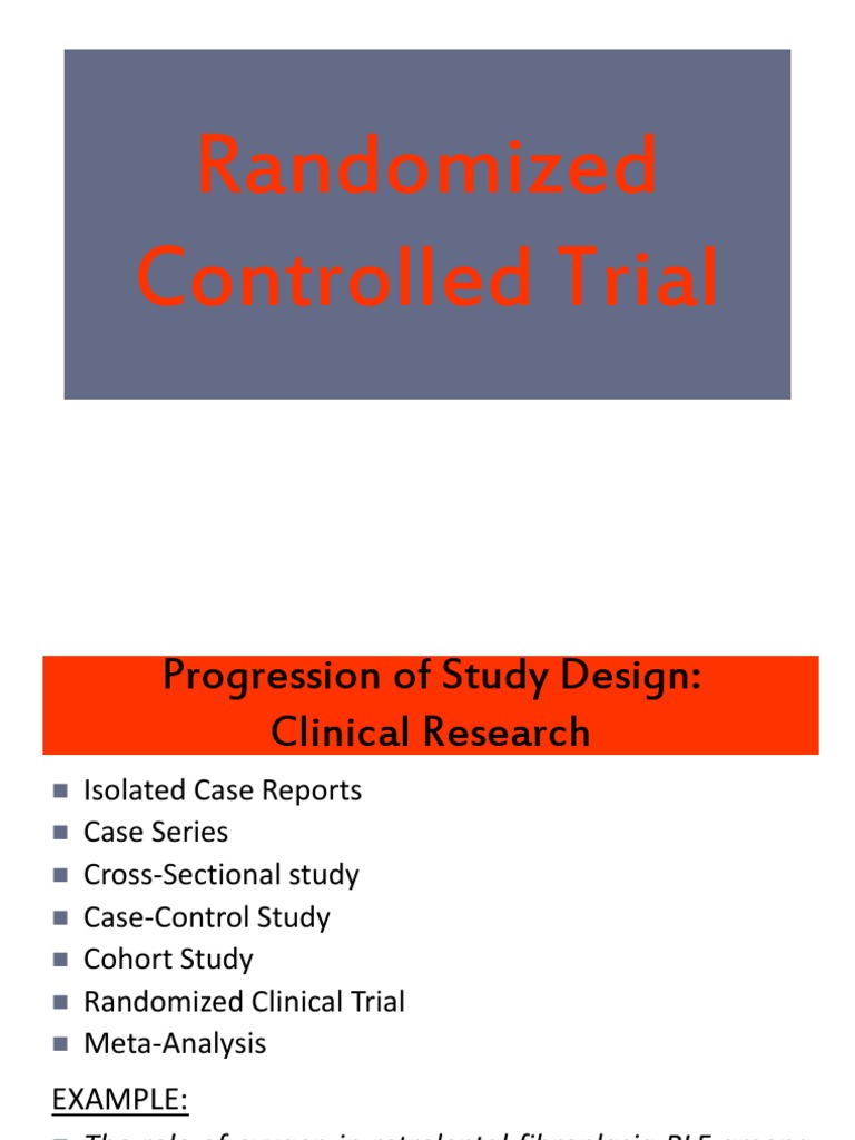 Rct | Randomized Controlled Trial | Clinical Trial | Free 30-day Trial ...