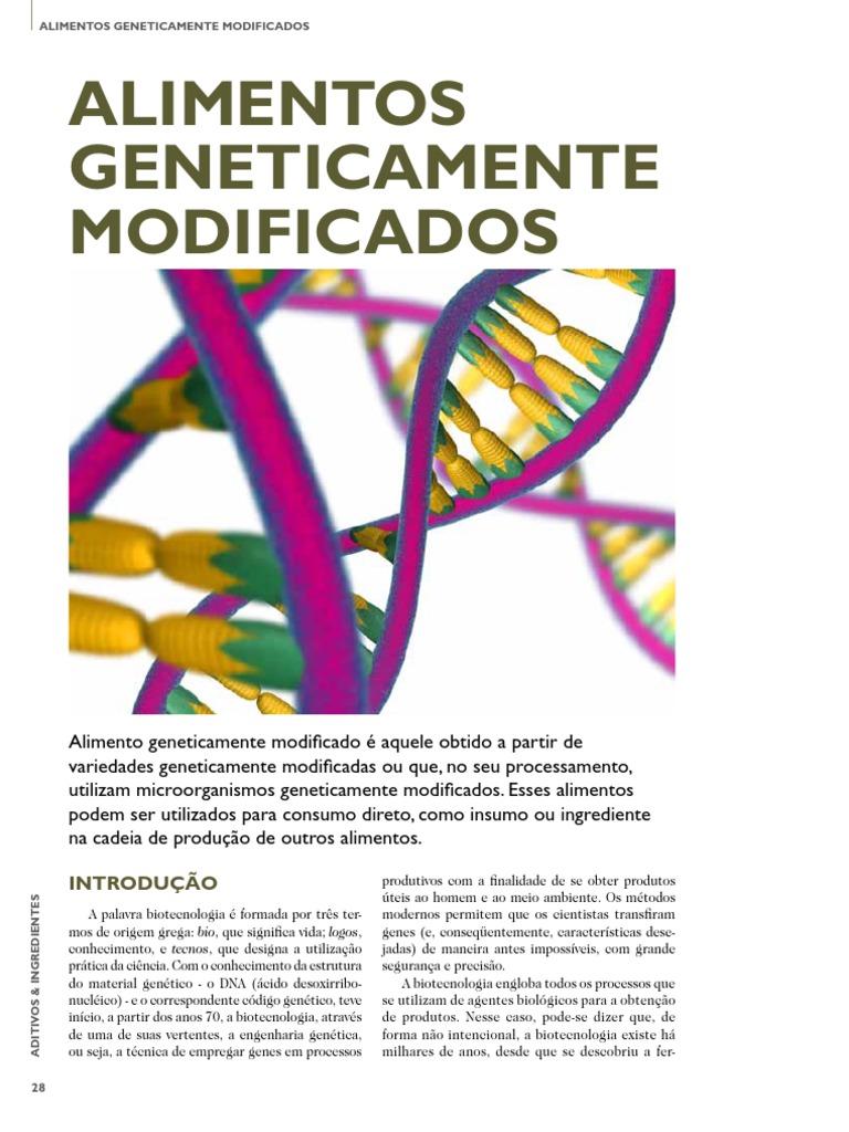 Alimentos Geneticamente Modificados | PDF | Transgênese | Milho