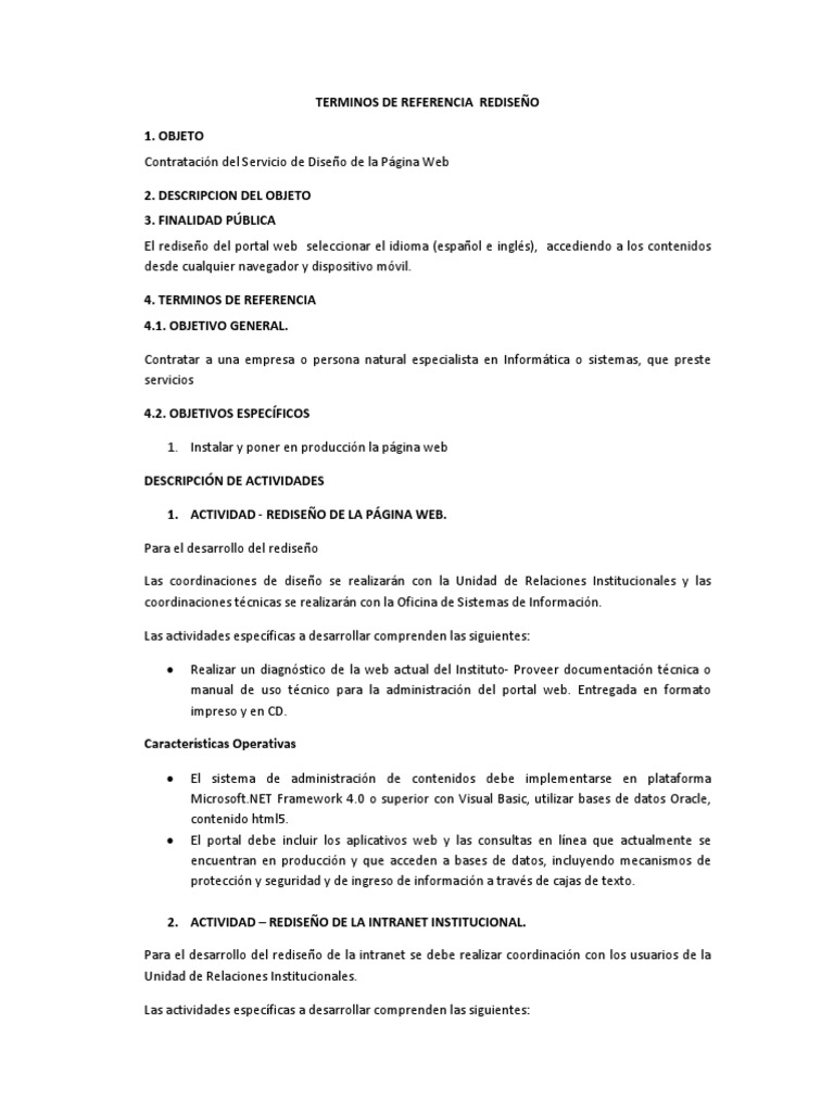 TDR Ejemplo | Página web | Red mundial