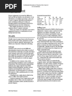Character Wealth Guidelines for RPGs | PDF