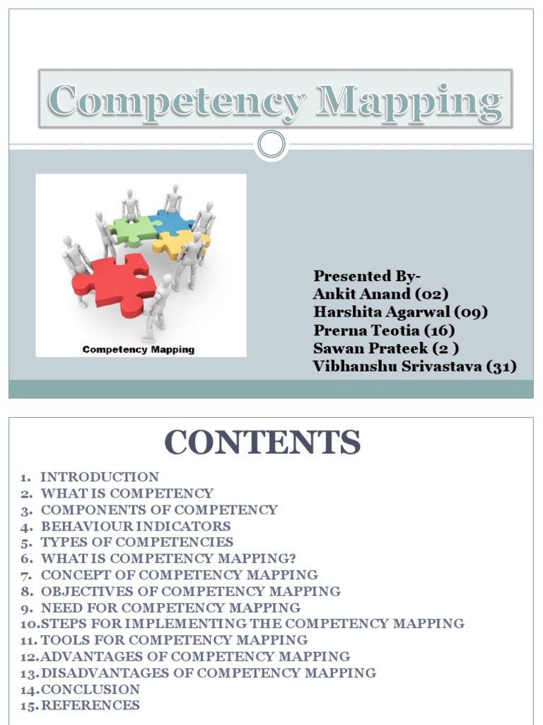 Competency mapping.pptx | Competence (Human Resources) | Performance Appraisal