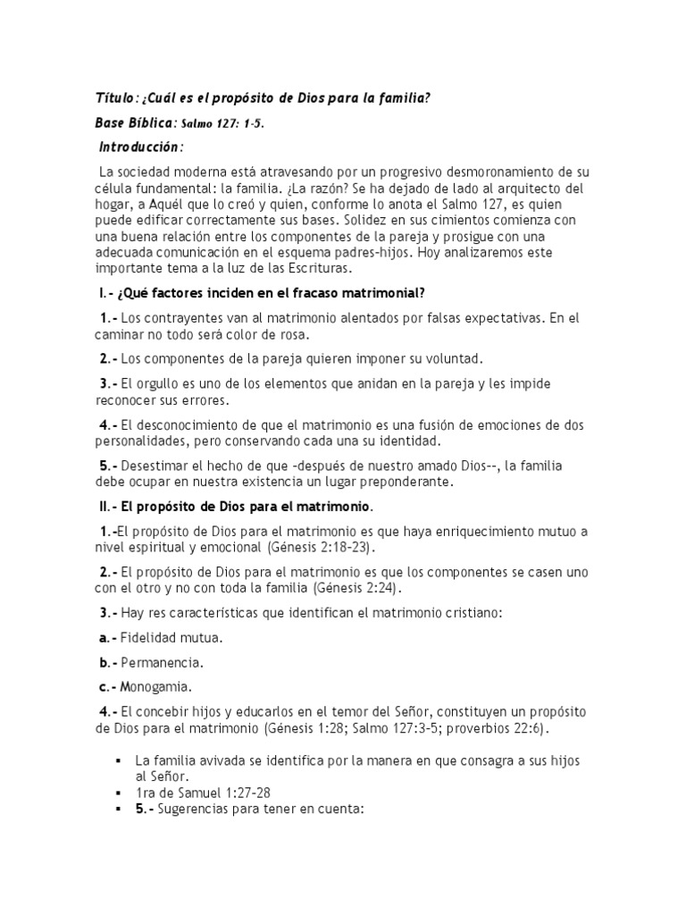 Bosquejo | PDF | Matrimonio | Creencia religiosa y doctrina