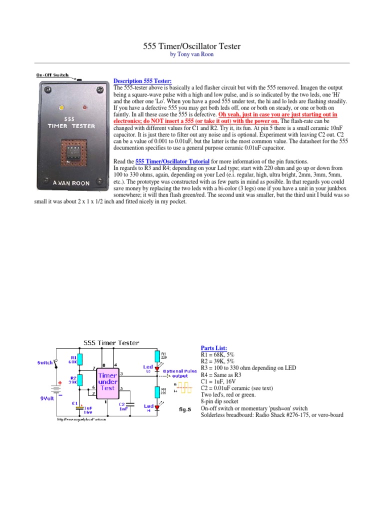 555 Timer | PDF | Electrical Engineering | Electronic Engineering