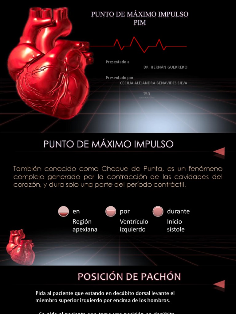Punto de Máximo Impulso | PDF | Medicina Interna | Corazón