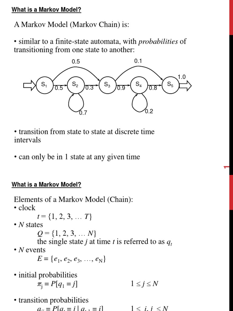 HMM | PDF | Markov Chain | Statistical Theory