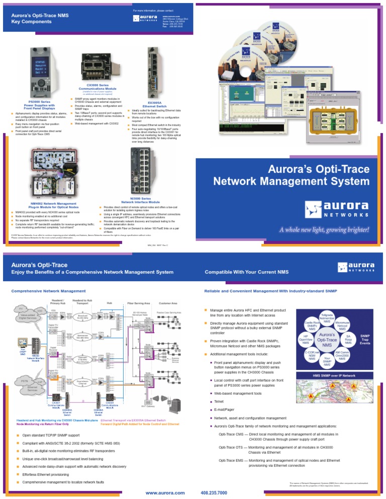 M04-004 RevC NetworkManagement Brochure 17x11 | PDF | Node (Networking) | Ethernet