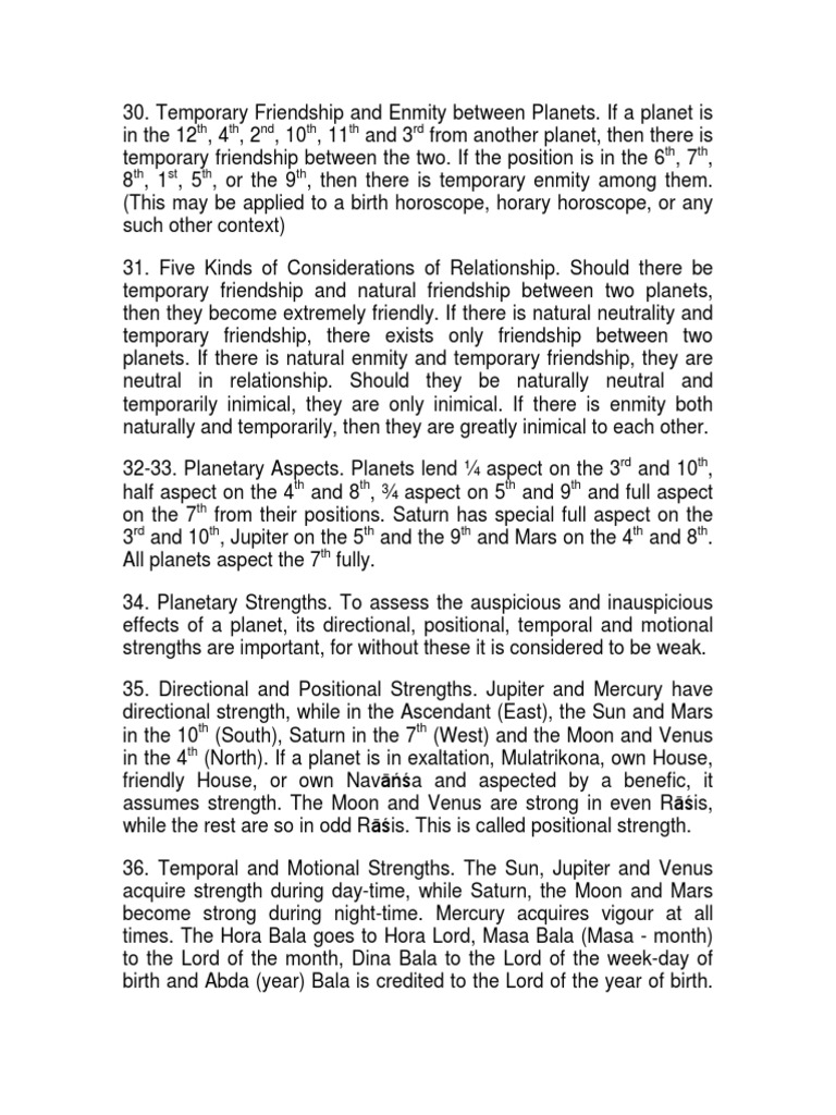 WS Saravali Astrology - Doc.18 | PDF | Planets In Astrology | Planets