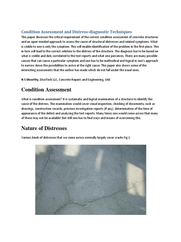 Structural Condition Assessment Techniques | PDF