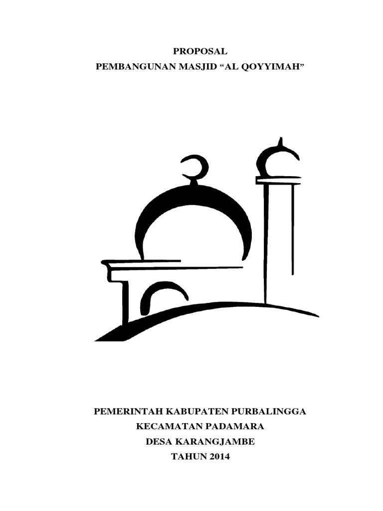 Proposal Pembangunan Masjid | PDF