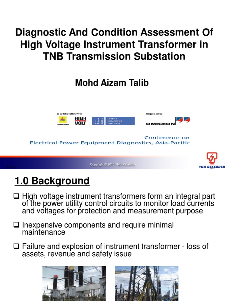 18_Aizam_HV IT in TNB Substations.pdf | Dielectric | Transformer