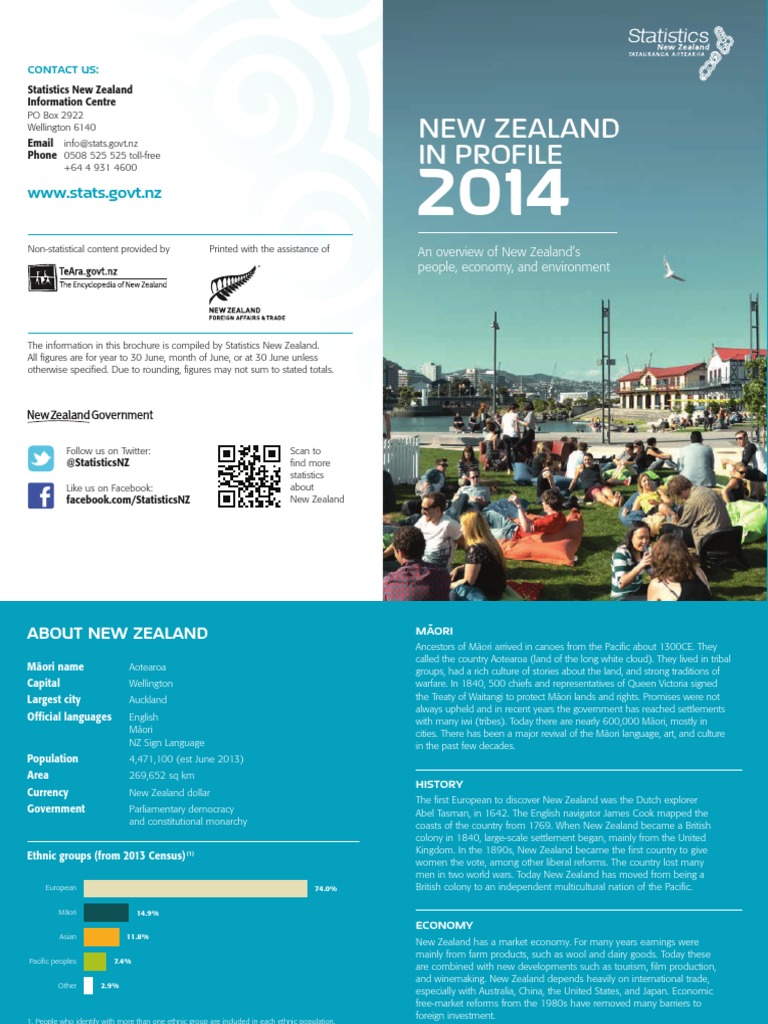 Profile of New Zealand 2014 | PDF | New Zealand | Māori People