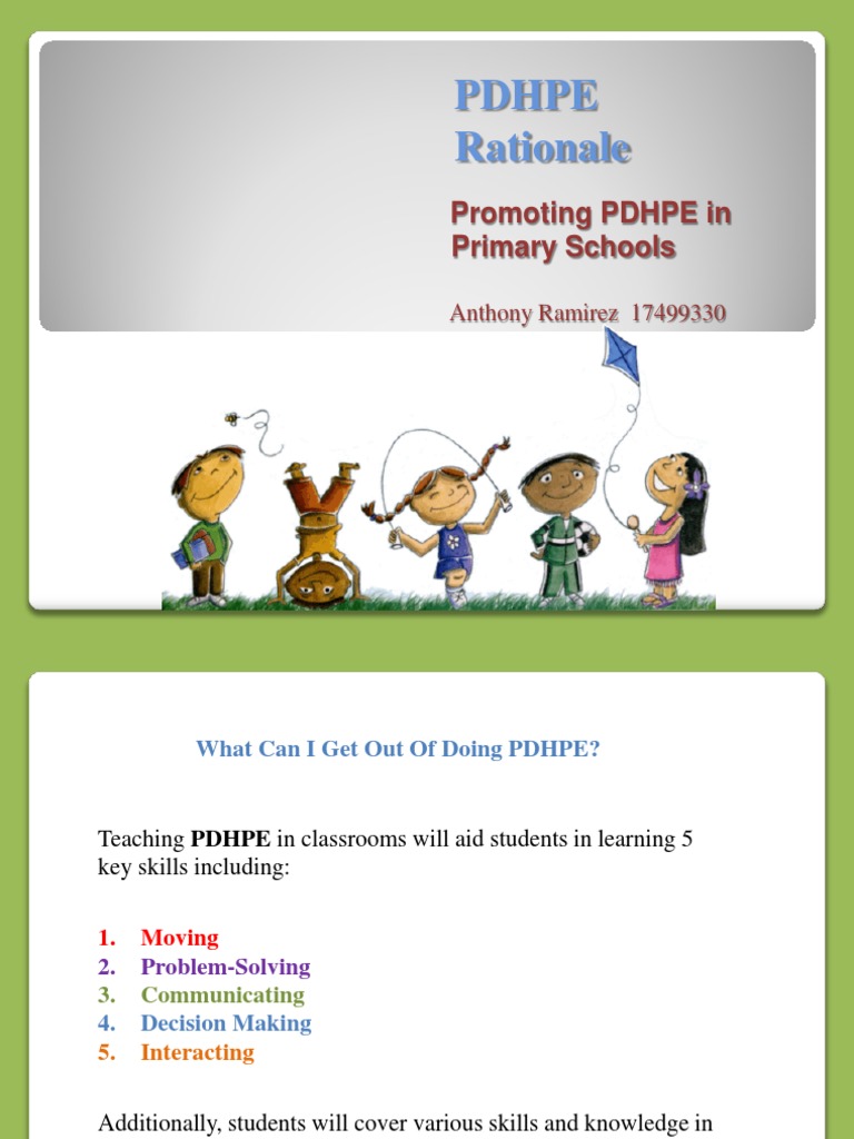 Promoting PDHPE in Primary Education | PDF
