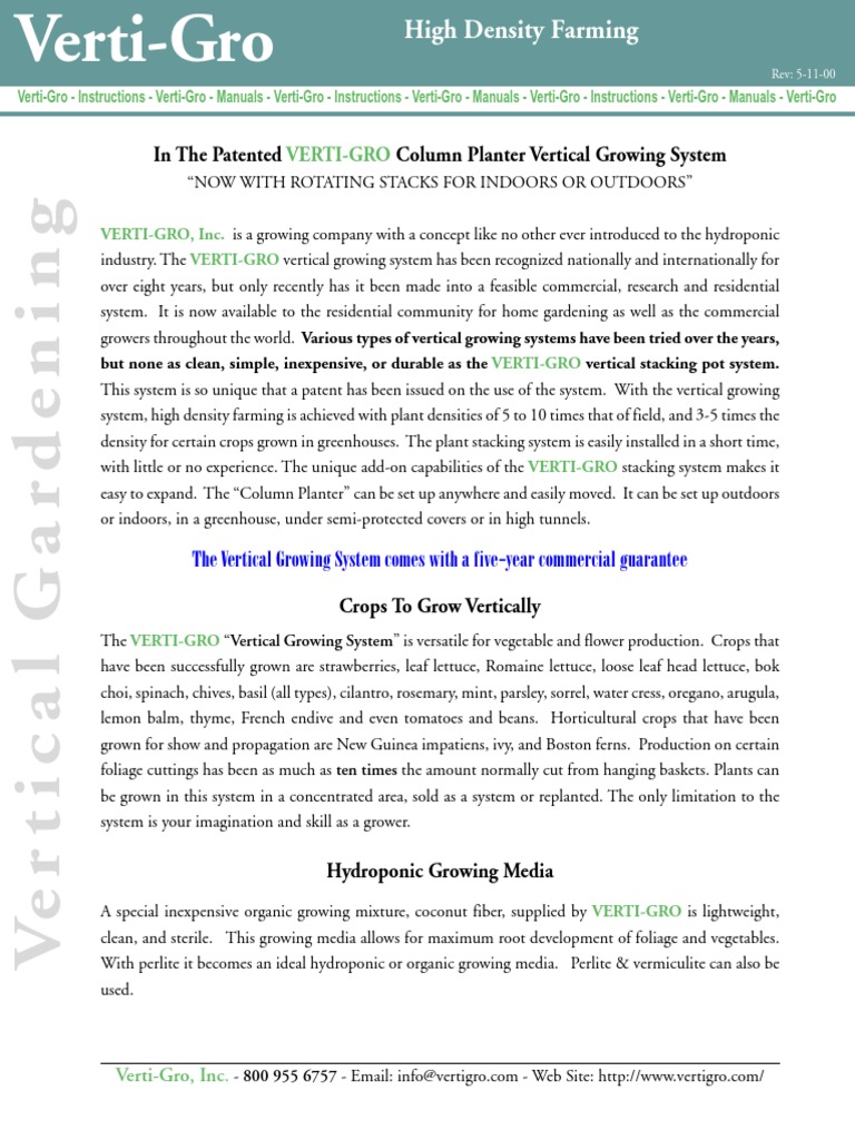 High Density Farming | PDF | Hydroponics | Greenhouse