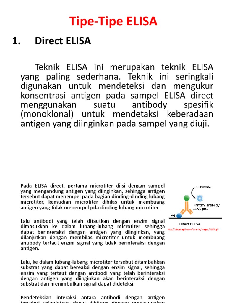 Tipe-Tipe Elisa | PDF | Sains & Matematika | Teknologi & Rekayasa
