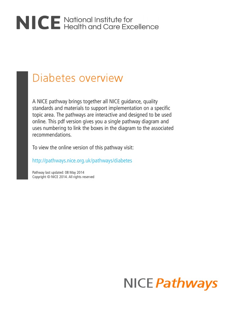 Diabetes Diabetes Overview | PDF | Health Care | Public Sphere
