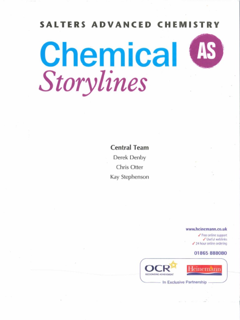 OCR B (Salters) Chemistry AS Storylines Textbook | PDF