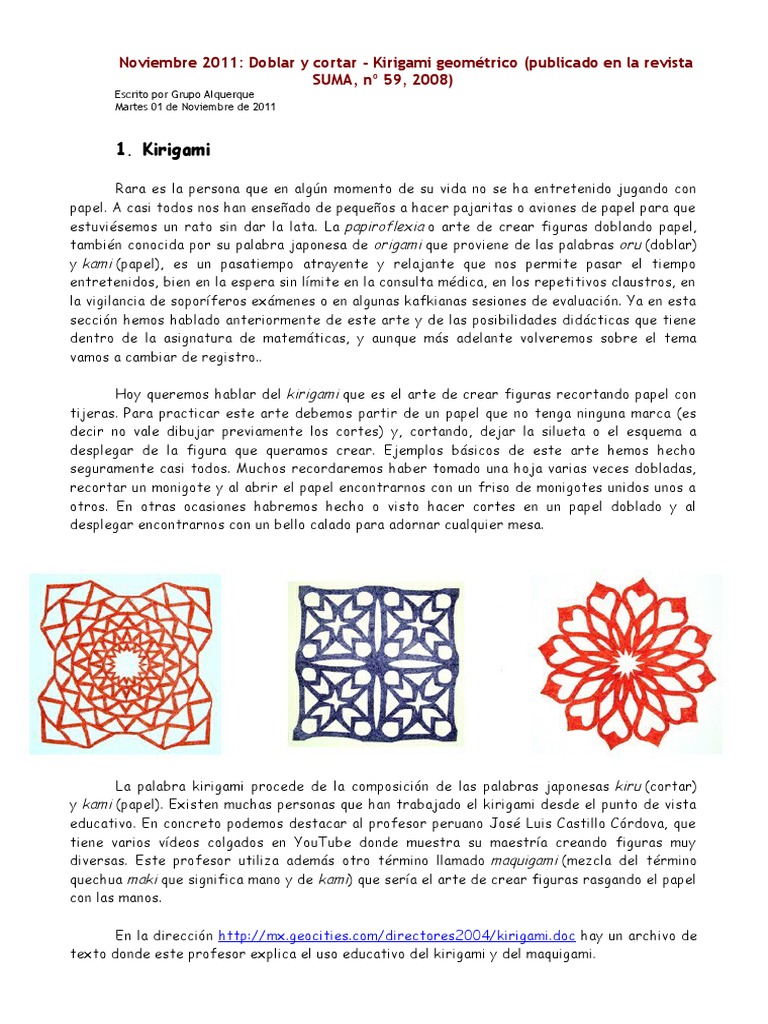 Kiri Gami | PDF | Origami | Arte de papel