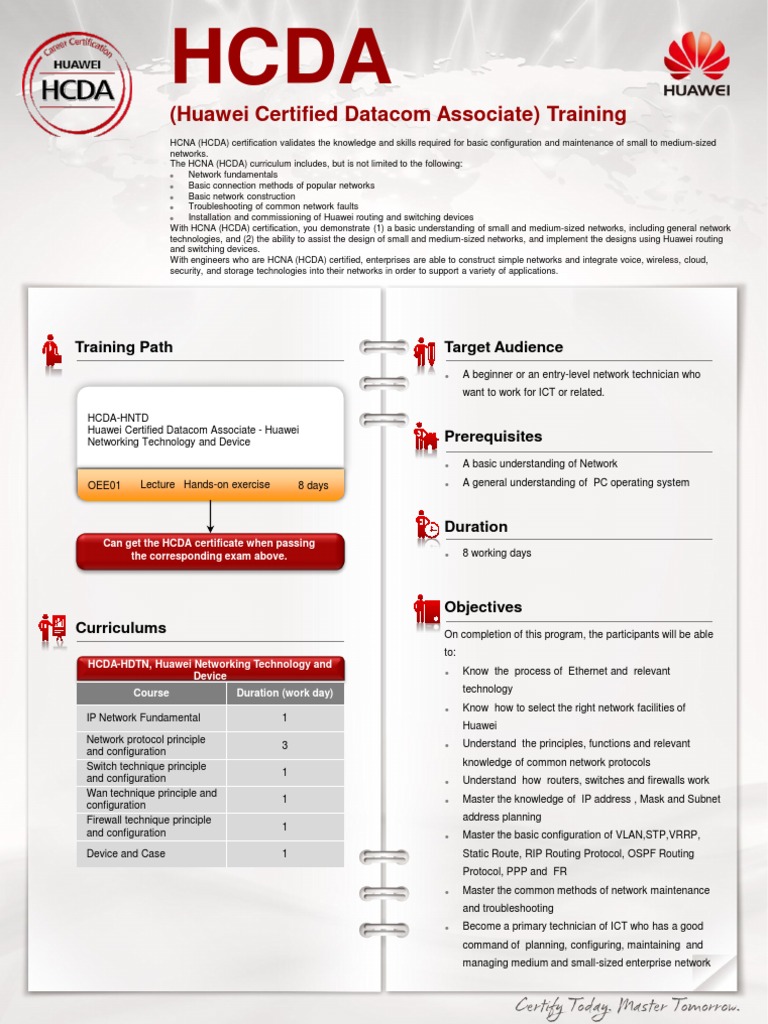 Huawei Training&Certification Flyer-Routing&Switching en | PDF ...