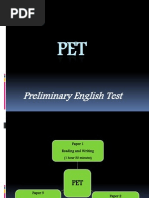 PET Speaking - Sample Tests | PDF | Vocabulary | Cognition
