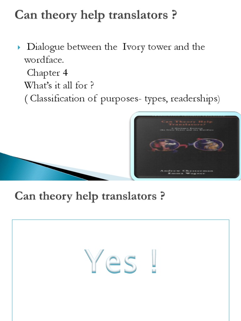 Theory's Role in Translation Practice | PDF | Translations | Theory
