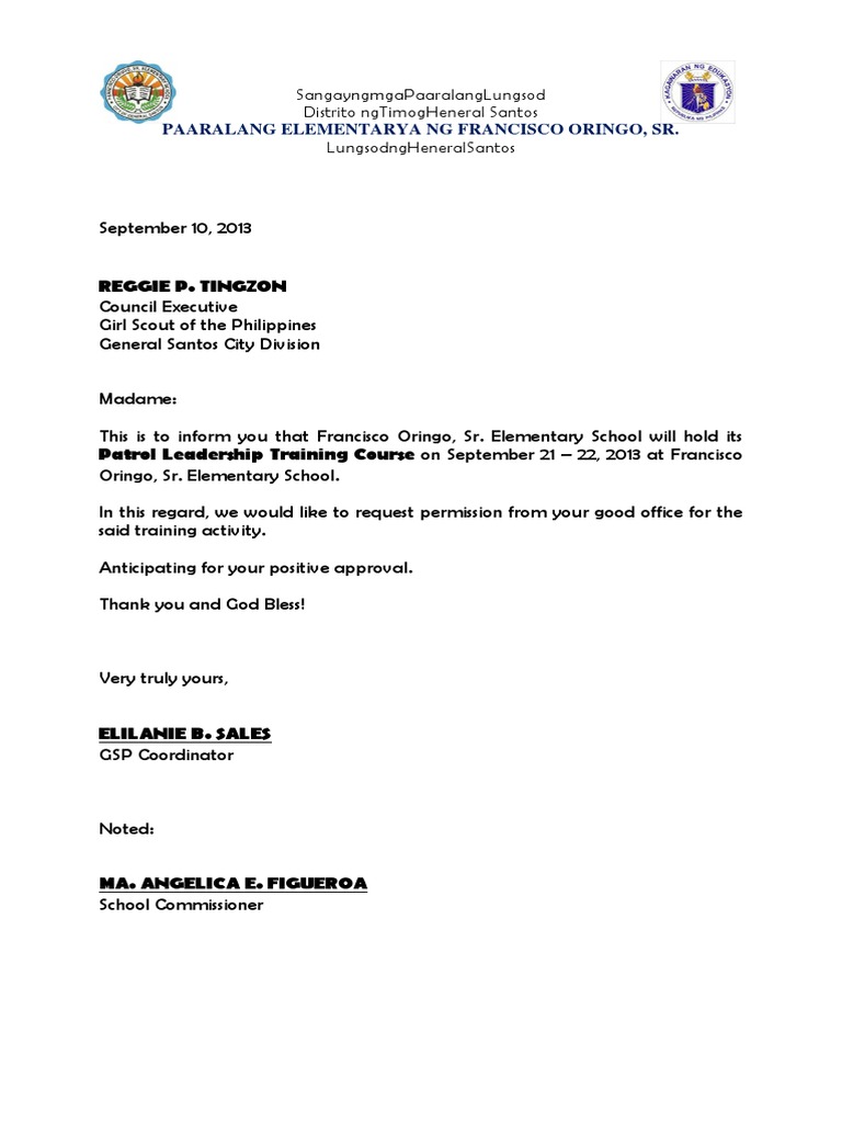 BSP GSP PERMIT | PDF | Patriotic And National Organizations Chartered ...