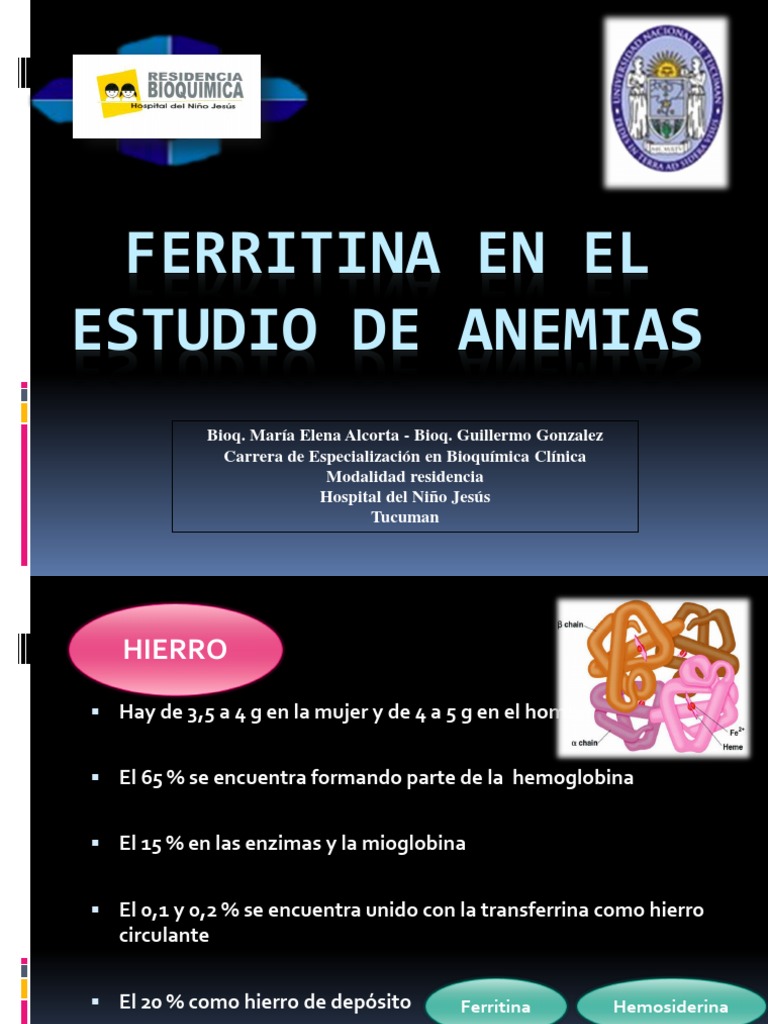 Utilidad de Ferritina | PDF | Patologia clinica | Hematología