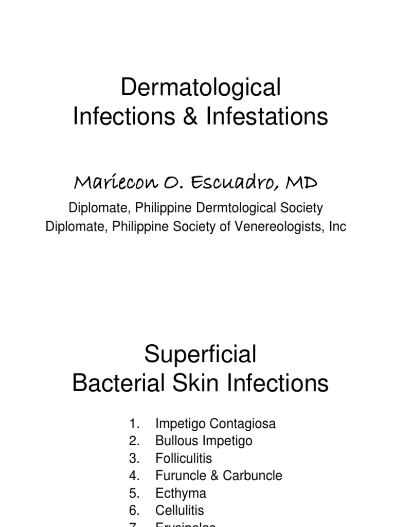 Infectious Dermatology 1 | PDF | Herpes Simplex | Tuberculosis