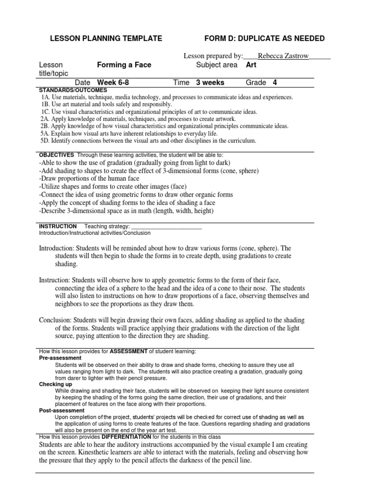 Forming A Face | Download Free PDF | Psychology | Communication