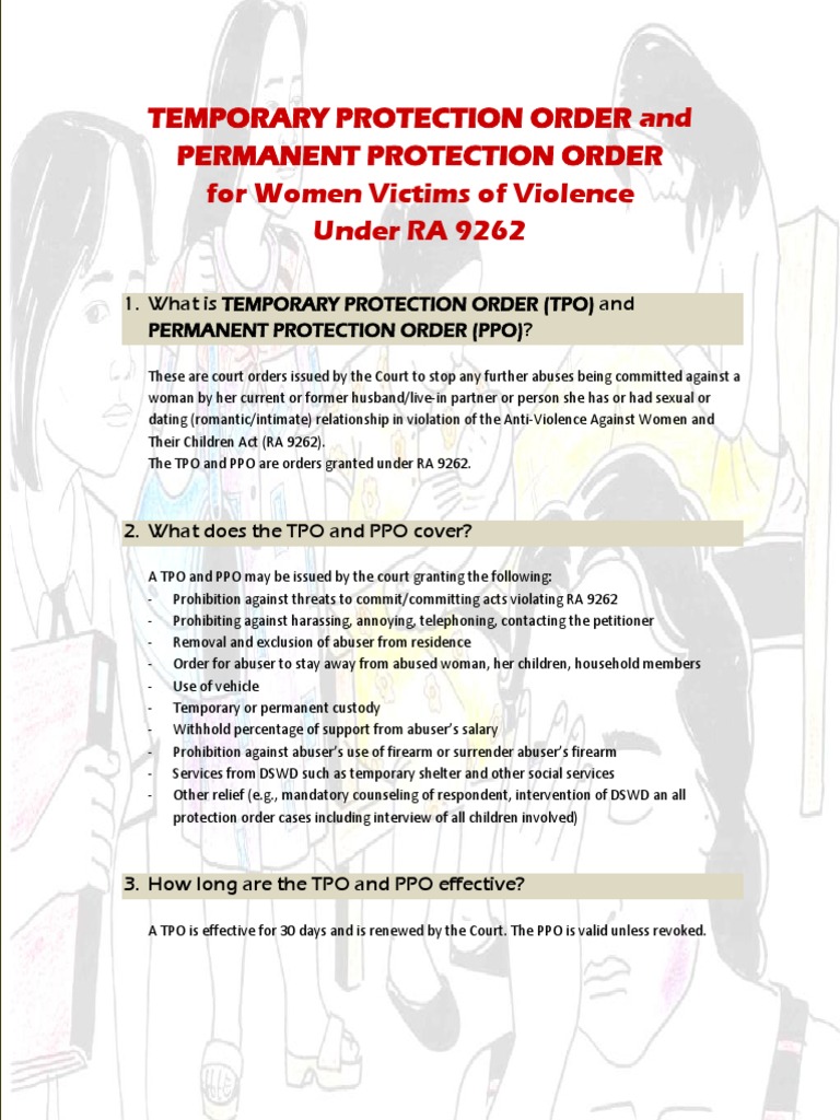 TPO and PPO | PDF | Restraining Order | Criminal Justice