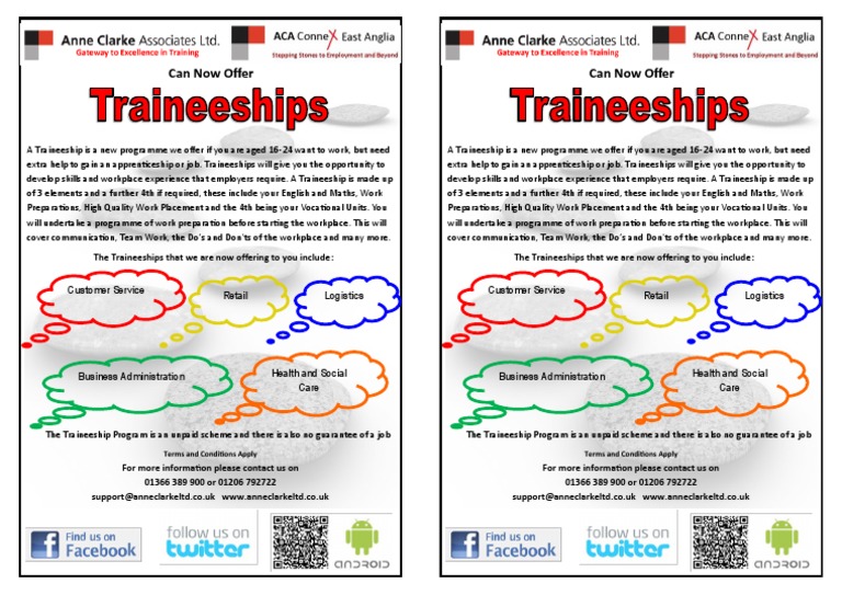 Traineeship Flyer 2 | PDF