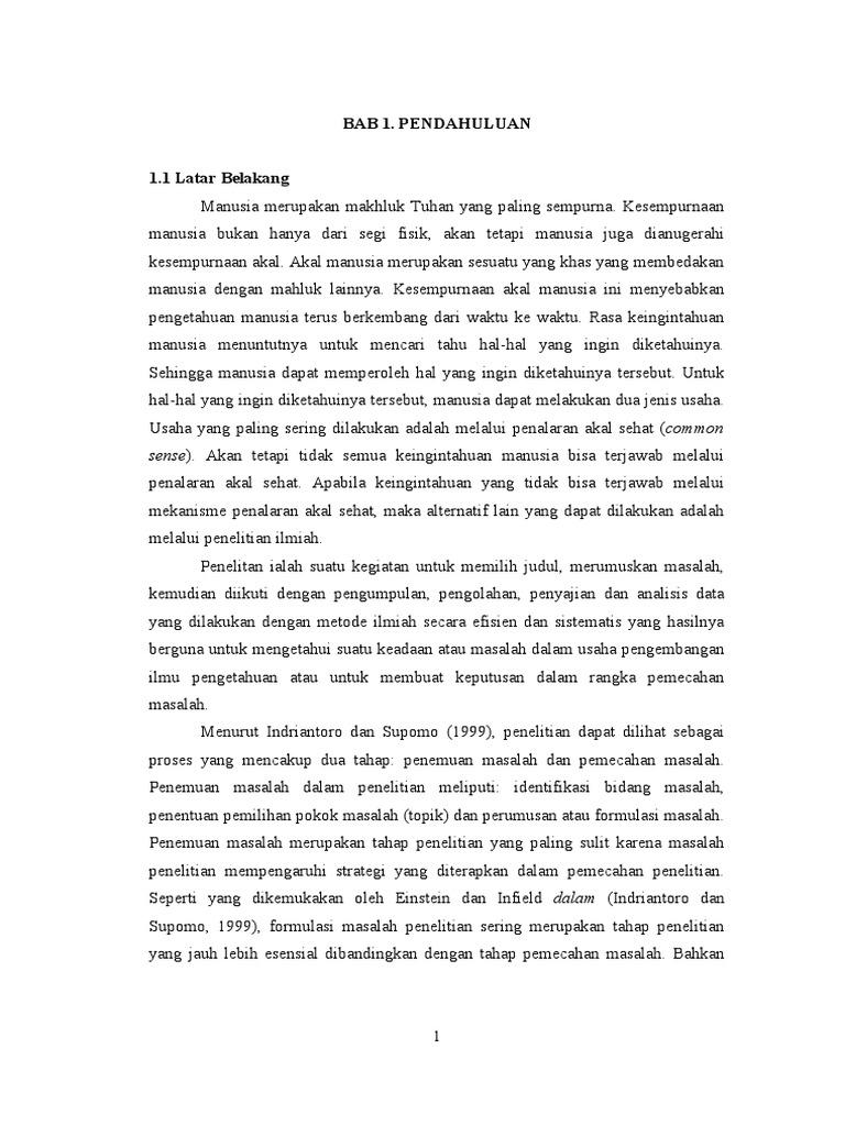 Makalah Pengertian Identifikasi Masalah Dan Tujuan Penelitian | PDF ...