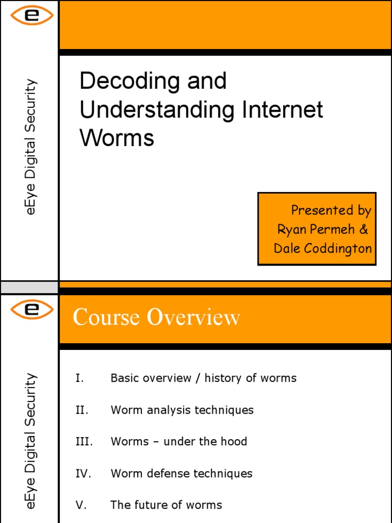 Decoding and Understanding Internet Worms | PDF | Computer Virus | Computer Network