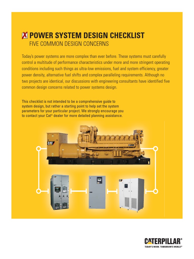 Power System Design Checklist: Five Common Design Concerns | PDF ...
