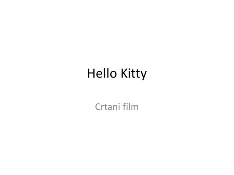 Hello Kitty | PDF