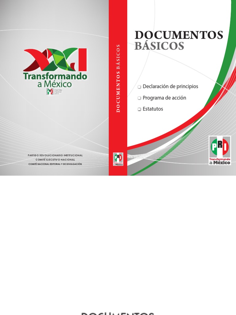 Documentos Basicos Pri Cen | PDF | Política