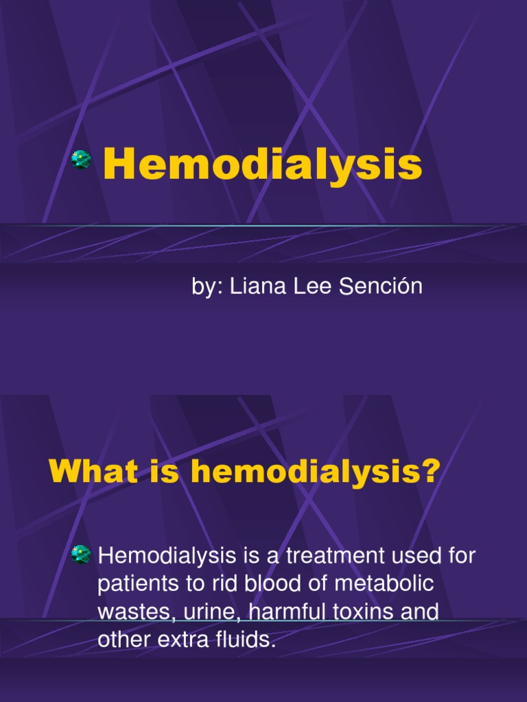 Hemodialysis Powerpoint