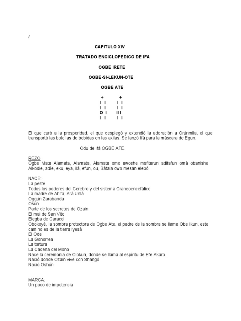 Ogbe Ate. | PDF | Alimentos