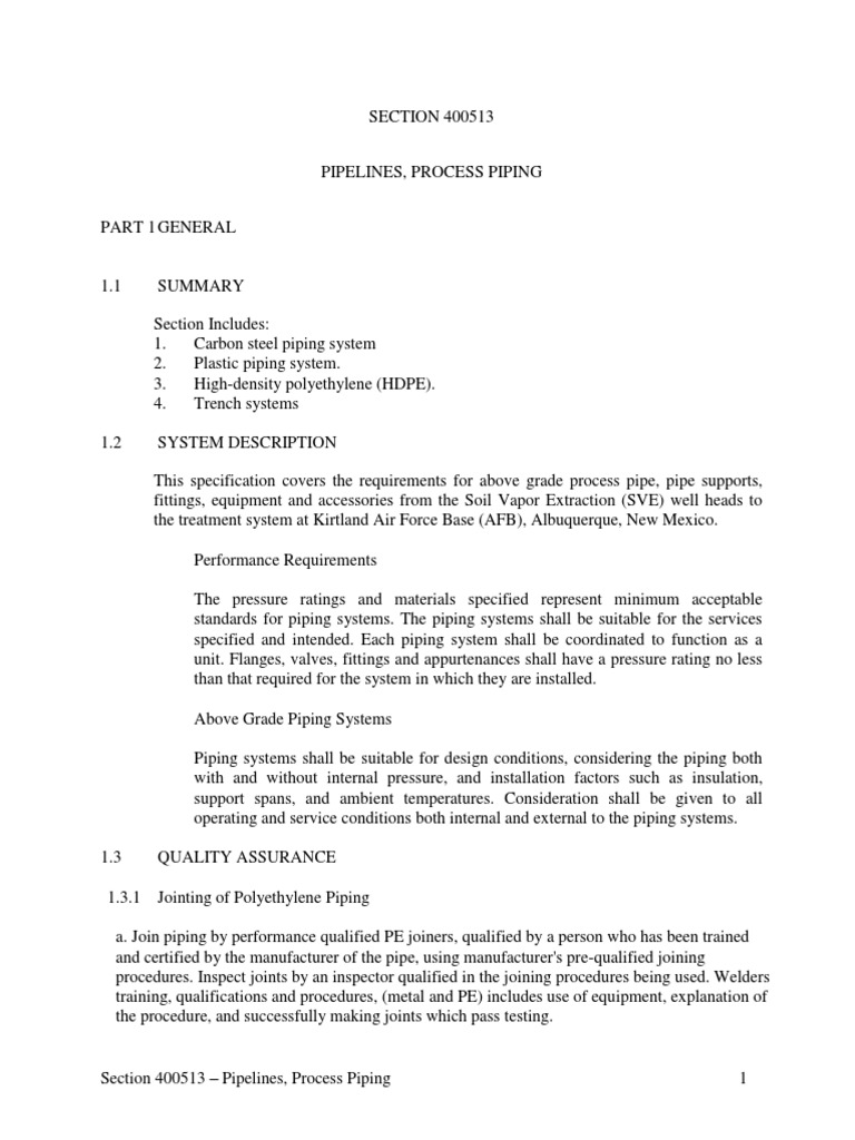 Pipelines Process Piping | PDF | Pipe (Fluid Conveyance) | Valve